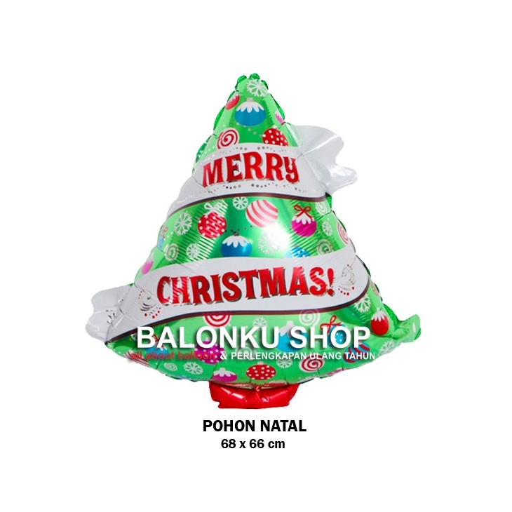 Jual Balon Natal / Balon Pohon Natal / Balon Christmas | Shopee Indonesia