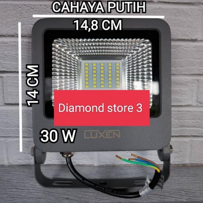 Jual Lampu Sorot LED 30W / LUXEN LED FLOOD LIGHT 30W 30 Watt SNI | Shopee Indonesia