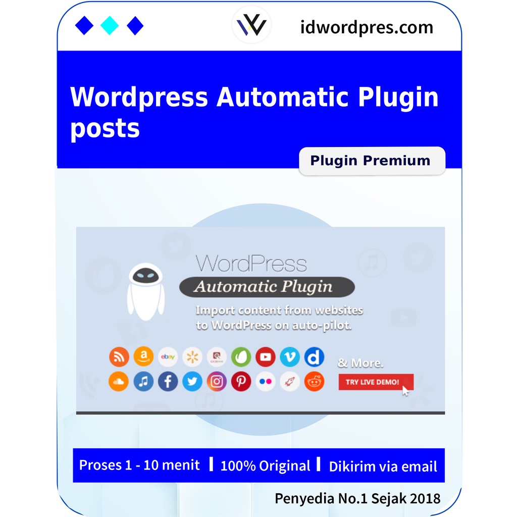 Jual Wordpress Automatic Plugin posts | Shopee Indonesia