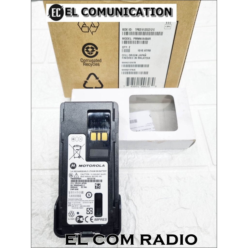 Jual BATRE HT MOTOROLA APX 1000 APX1000 ORIGINAL PMNN4448AR | Shopee ...