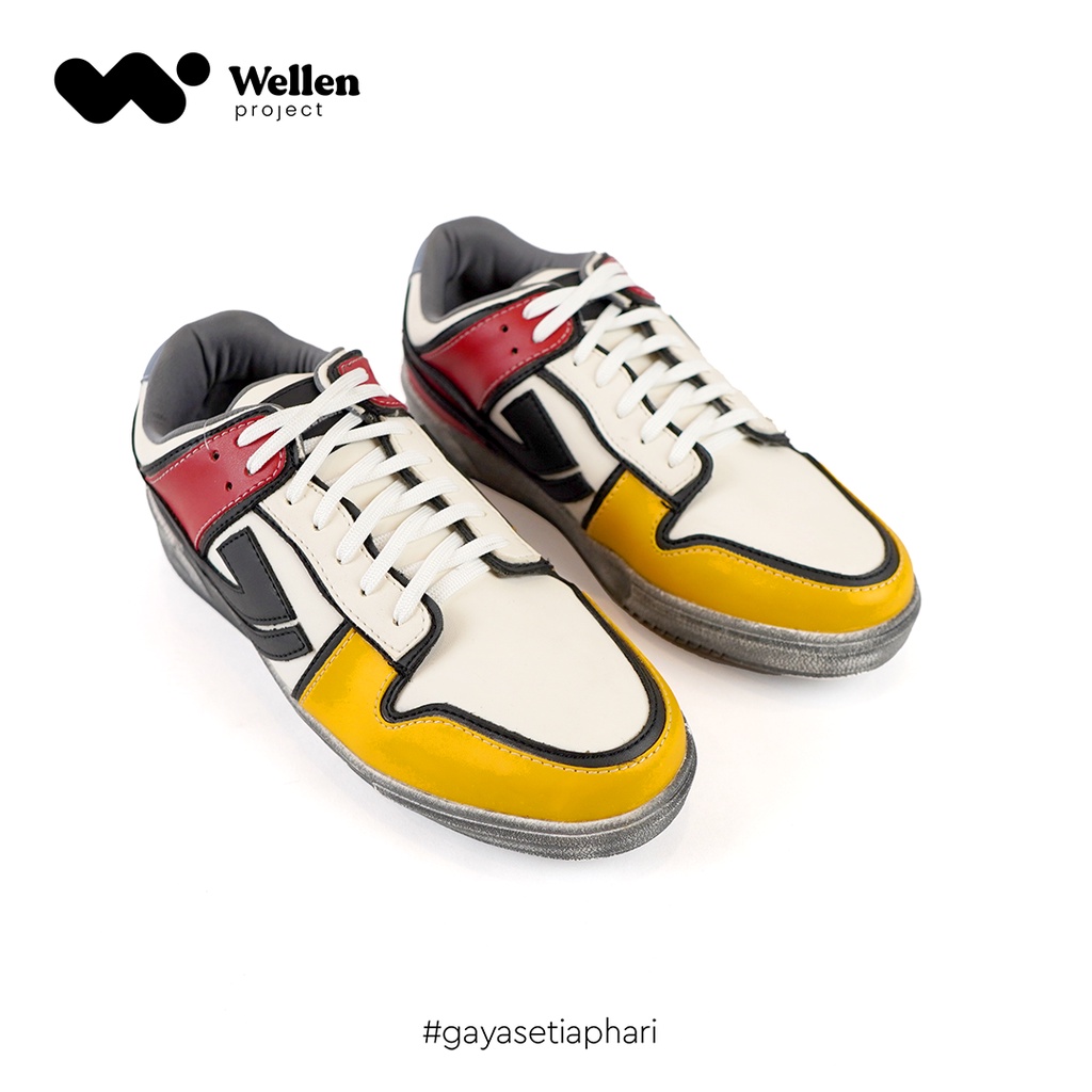 Jual WELLEN PROJECT Sepatu Johnson Omega Lowcut Cartoon / Sneakers ...