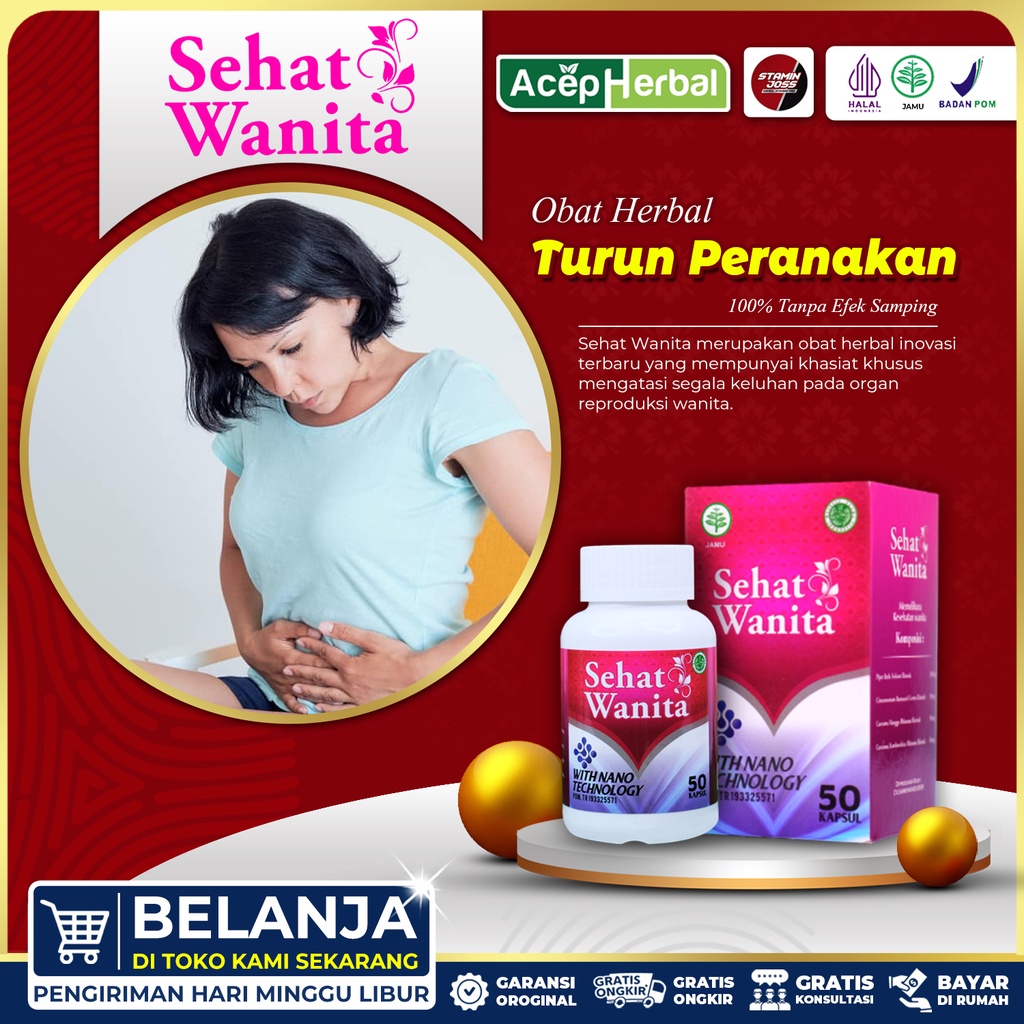 Jual Obat Turun Peranakan Wanita Original Obat Herbal Turun Peranakan ...