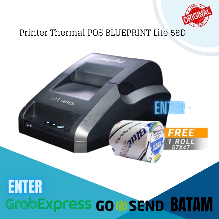 Jual Printer Thermal POS BLUEPRINT Lite 58D / Lite58D (USB+BLUETOOTH ...