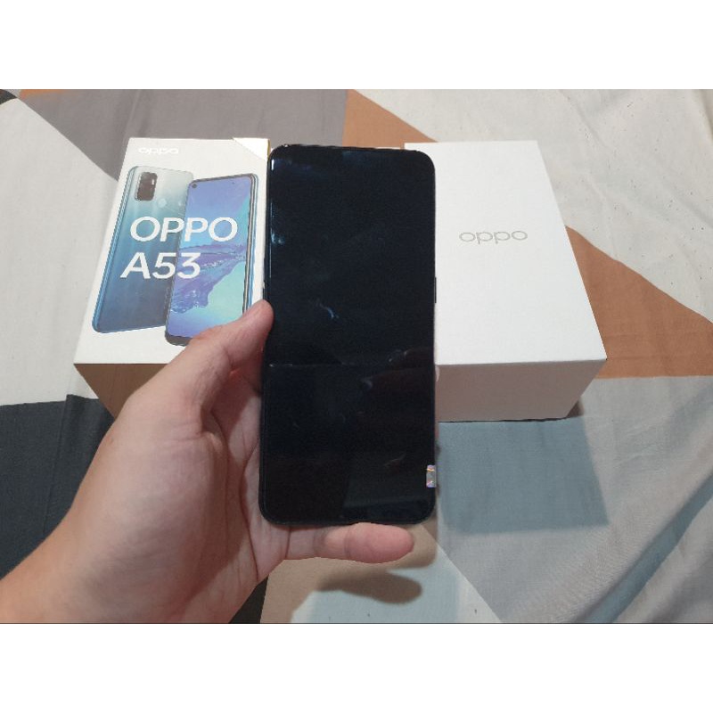 Jual OPPO A53 RAM 4/128GB EX RESMI OPPO SECOND BEKAS DUAL SIM FULLSET ...