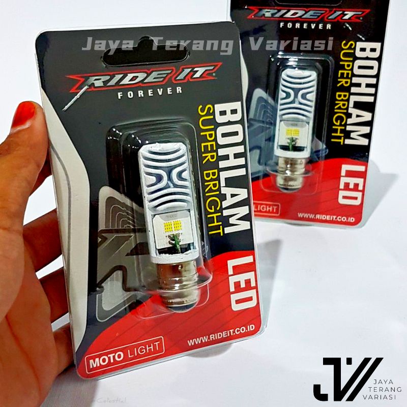 Jual Lampu LED motor Ride It H6/H4 AC/DC BEBEK/MATIC /DOP k1 Ride It ...
