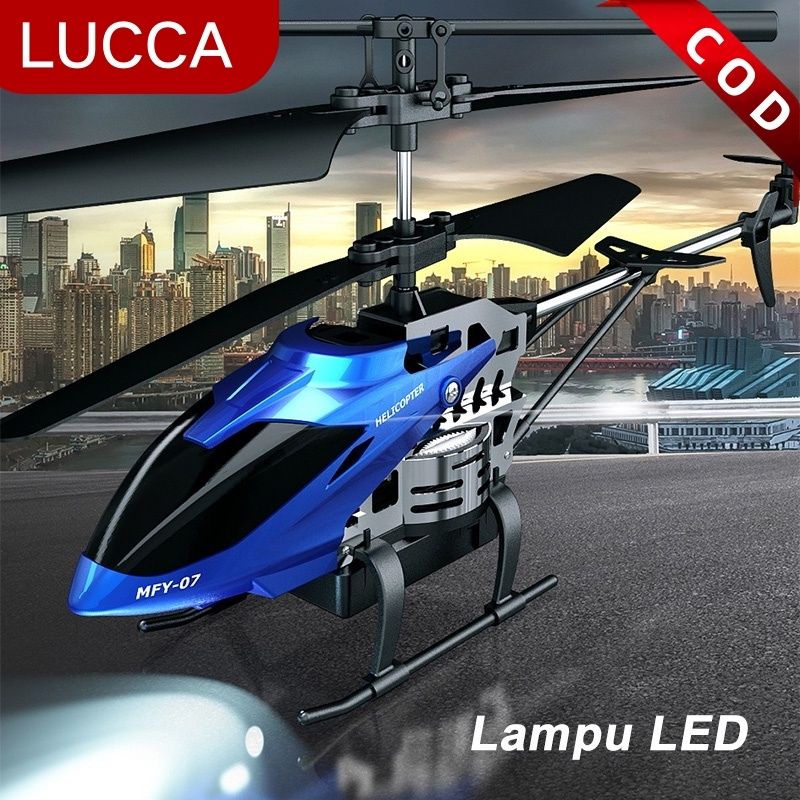 Jual Mainan Remote Helikopter 3,5 Channel Alloy Rc Helicopter Giroskop ...