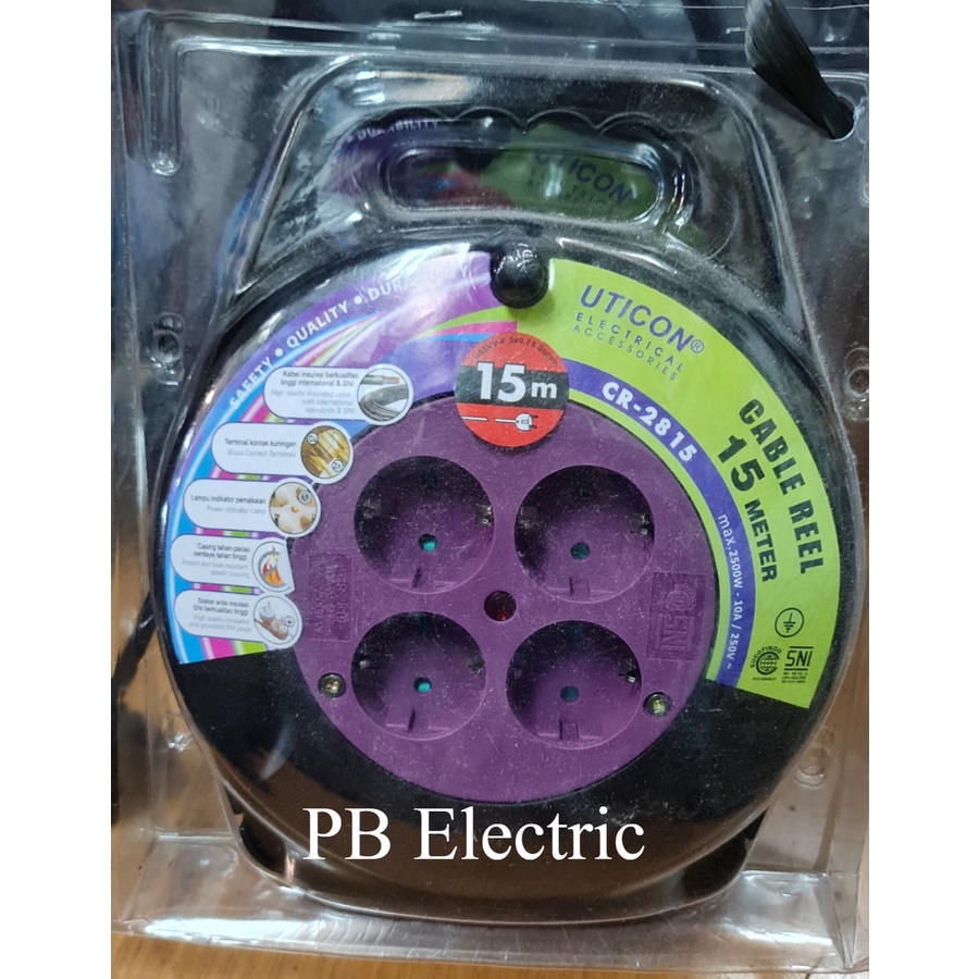 Jual Kabel Roll 15 Meter Merk Uticon / Kabel Roll 15 Meter Uticon ...