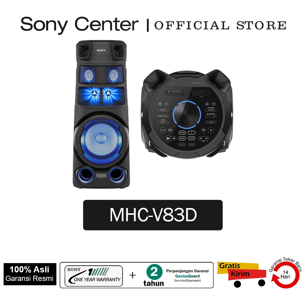 Jual SONY MHC-V83D / V83D Sistem Audio Berdaya Tinggi dengan Teknologi ...