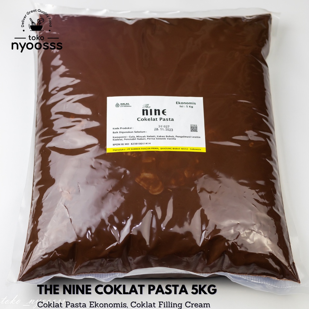 Jual The Nine Coklat Pasta 5Kg Ekonomis / Filling Coklat Pasta Ekonomis ...