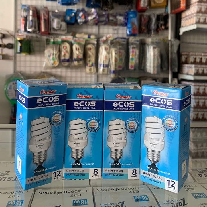 Jual LAMPU HEMAT LISTRIK / LAMPU HEMAT ENERGI / LAMPU SPIRAL COSMOS | Shopee Indonesia