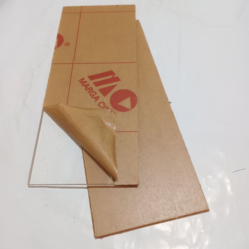 Jual Mika Akrilik Cover Plat Nomer Sepeda Motor Warna Transparan Dpn ...