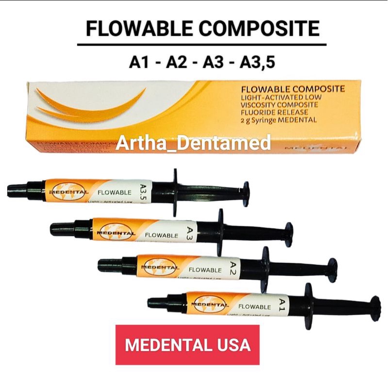 Jual FLOWABLE COMPOSITE FLOW TAMBALAN GIGI RESIN KOMPOSIT FLOW ...