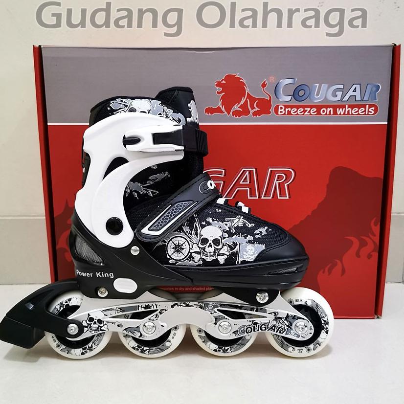 Jual Sepatu Roda COUGAR Power King Inline Skate Original | Shopee Indonesia