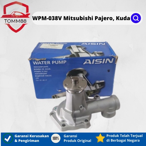 Jual WATER PUMP AISIN WPM-038V Mitsubishi Pajero /Kuda /Grandia 2.0cc -100% ORIGINAL | Shopee ...