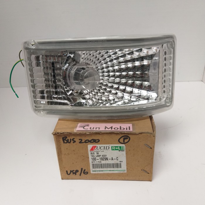 Jual Lampu stop Bus 2000 karoseri Putih bening Kristal Lucid harga per ...