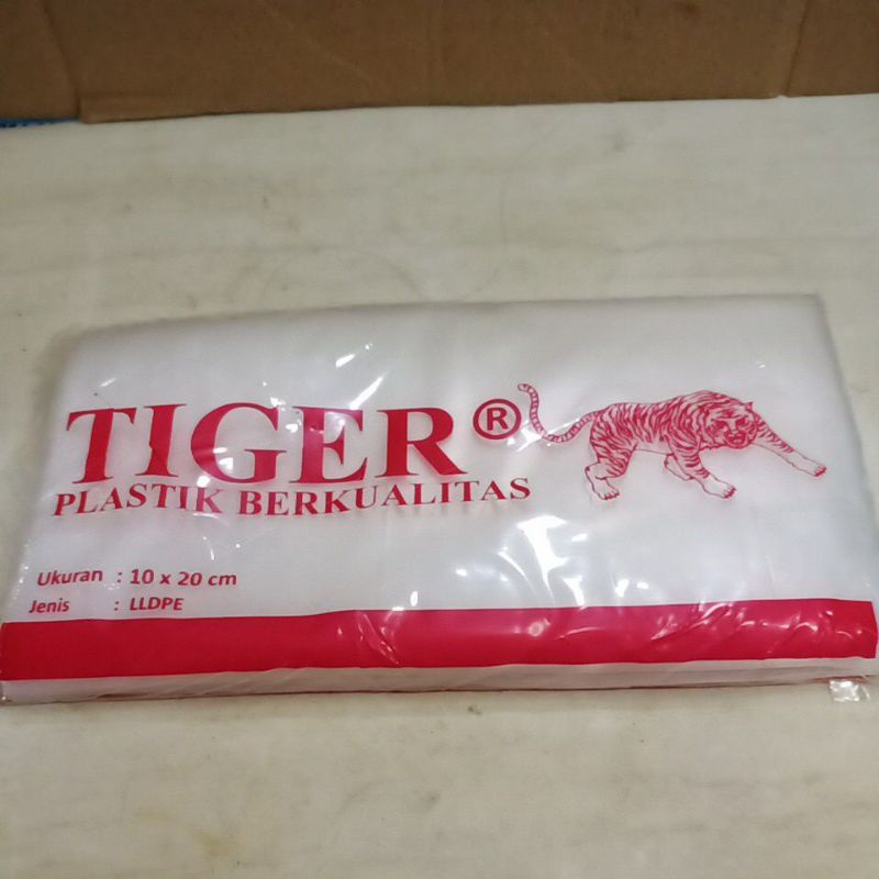 Jual Plastik Tiger LLDPE 10 x 20 cm 200 gr | Shopee Indonesia
