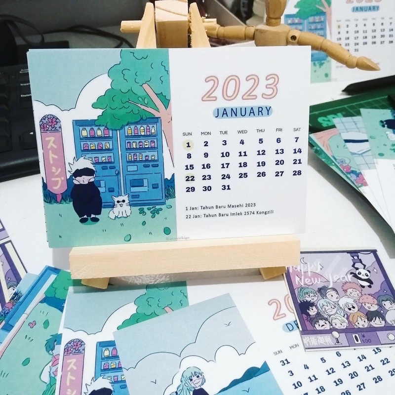 Jual JUJUTSU KAISEN CHIBI 2023 CALENDAR KALENDAR | Shopee Indonesia