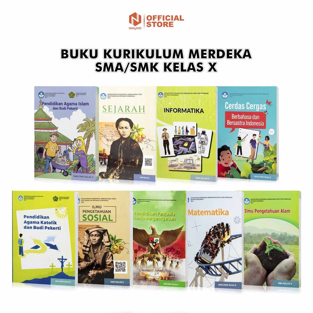 Jual Buku Pendidikan SMA SMK Kurikulum Merdeka Kelas X - Pendidikan ...