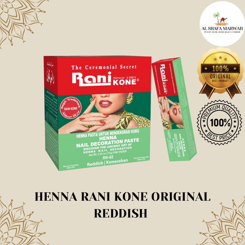 Jual Hena Rani Kone Original | Chandni Hena Original | Hena Oleh-Oleh Haji Umroh | Shopee Indonesia