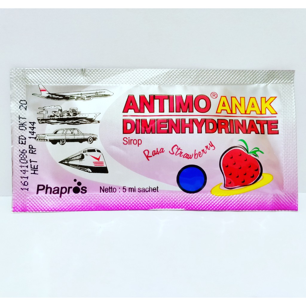 Jual ANTIMO ANAK STRAWBERRY / SACHET | Shopee Indonesia