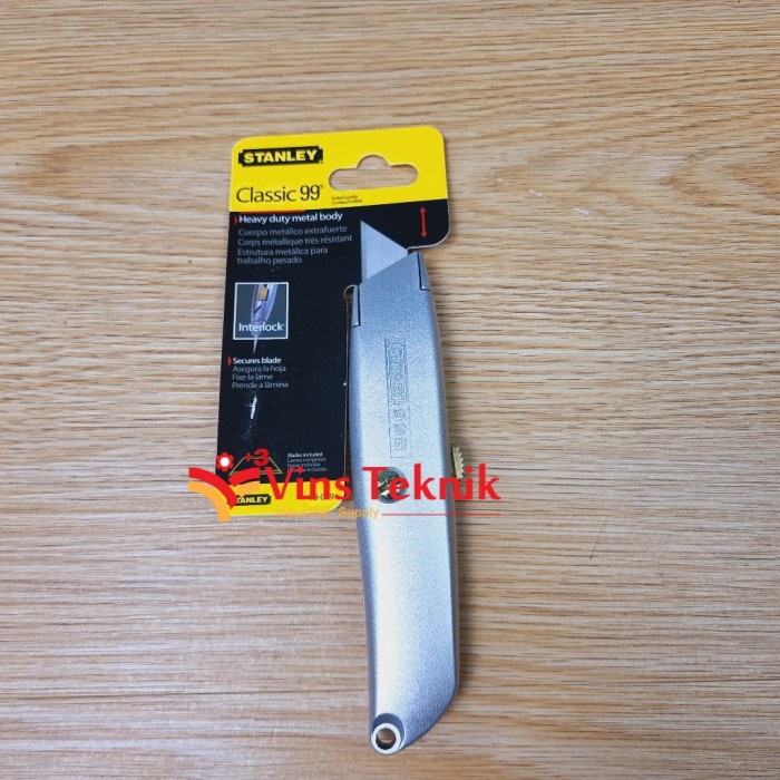 Jual Pisau Cutter Cuter Potong Retractable Utility Knife Stanley 10-099 ...