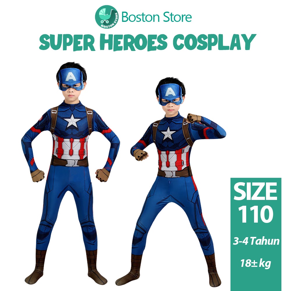 Jual Bostonstore Custom Spiderman Anak Laki-laki / Cosplay spiderman ...