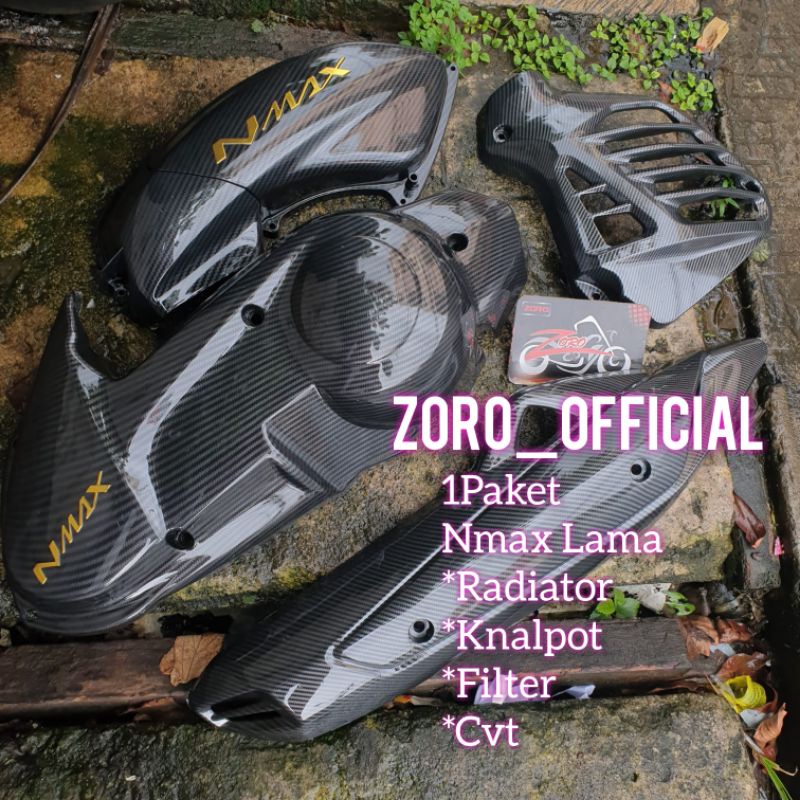 Jual Paket Cover Carbon Full Body Yamaha Nmax Lama Tutup Radiator/Tutup ...