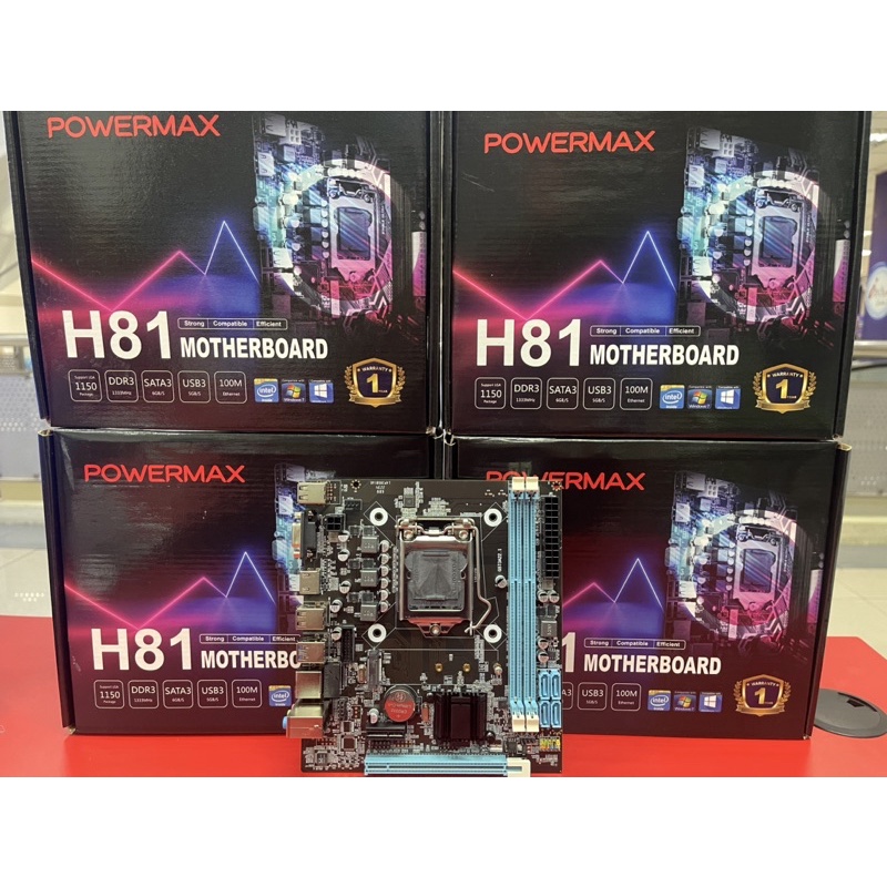 Jual MOTHERBOARD POWERMAX H81 SOCKET 1150 SLOT NVME | Shopee Indonesia