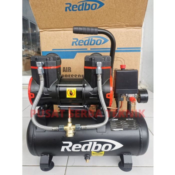 Jual Kompresor Kompresor Angin Oilless Redbo 1.5Hp 8L 24L / Air ...