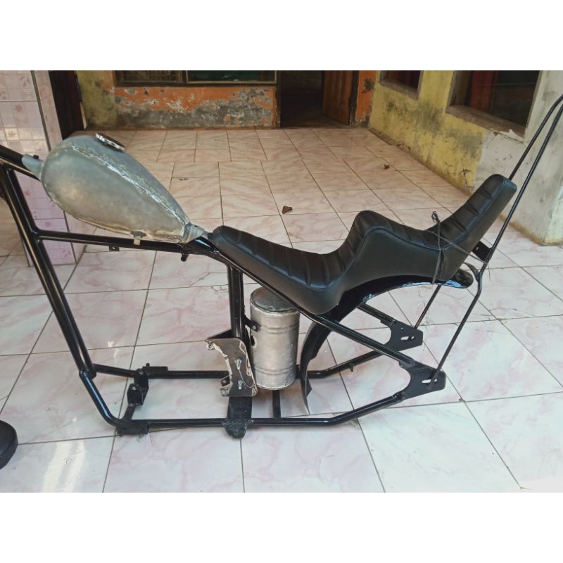 Jual rangka Chopper mentahan PNP Honda gl Tiger Mega pro | Shopee Indonesia