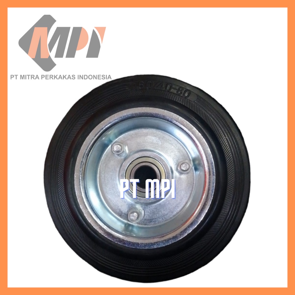 Jual Roda Mesin Ban Karet / Roda Trolley Troli Trolly Gerobak 6 Inch ...