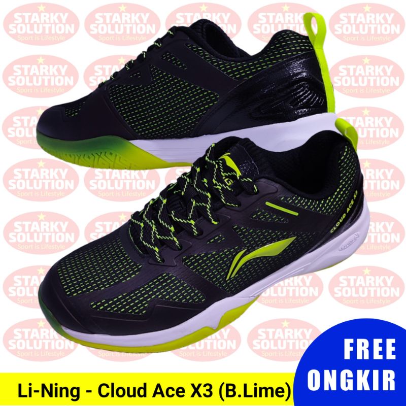Jual Sepatu LINING CLOUD ACE X3 Bulutangkis Li Ning Badminton Original ...