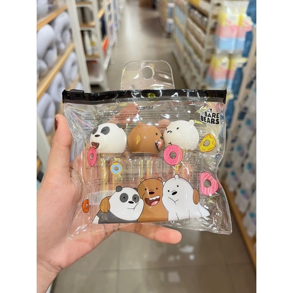 Jual TRAVEL KIT TRAVEL BOTTLE SET MINISO WE BARE BEARS WBB COLLECTION ...