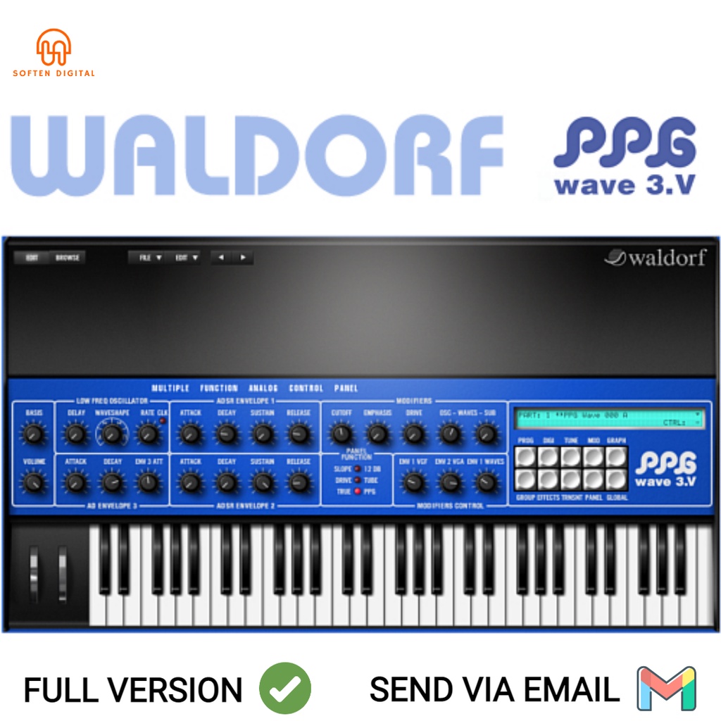 Jual Waldorf – PPG Wave 3v vst plugin reincarnation of the legendary ...