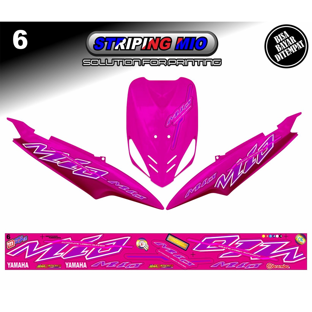 Jual STRIPING MIO SPORTY / MIO SMILE STRIPING VARIASI MIO URBAN ...