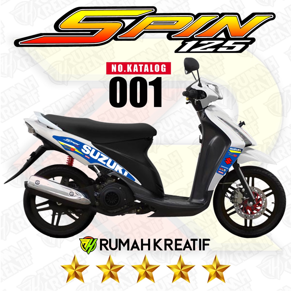 Jual Suzuki SPIN 125 Series striping stiker decal custom variasi ...