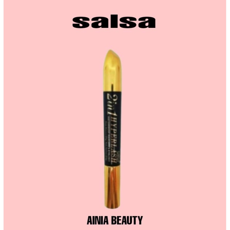 Jual SALSA MASCA 2 IN 1 HYPERLASH MASCARA 2 IN 1 EYELINER | Shopee ...