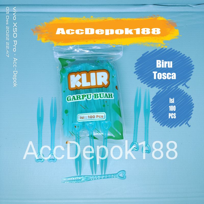 Jual GARPU KUE MODEL LOVE / GARPU BUAH WARNA WARNI ISI 100 PCS | Shopee ...