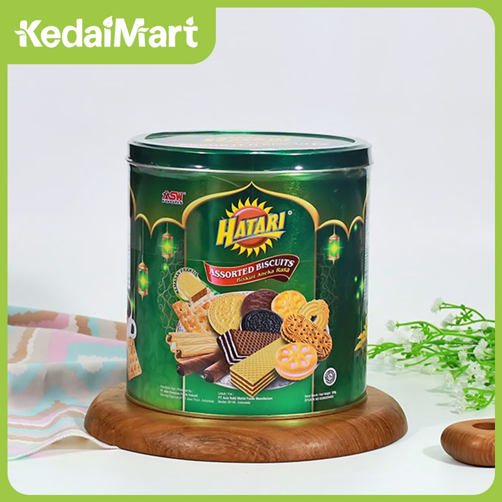 Jual Hatari Assorted Biscuits Kaleng Bulat 350 Gram | Shopee Indonesia