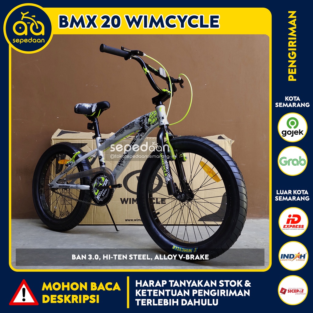 Jual Sepeda Anak BMX 20" WIMCYCLE - 3.0 4 (GRAB CAR) | Shopee Indonesia