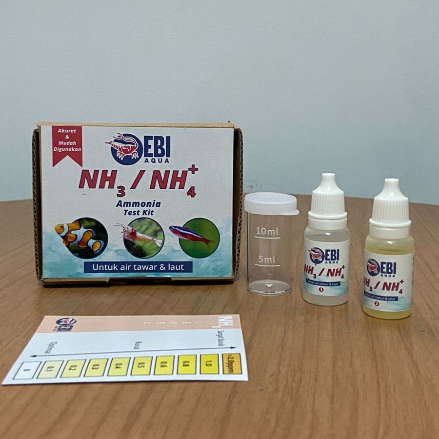Jual EBI NH3 NH4 Amonia Ammonia Water Test Kit Alat Tes Air Aquascape ...