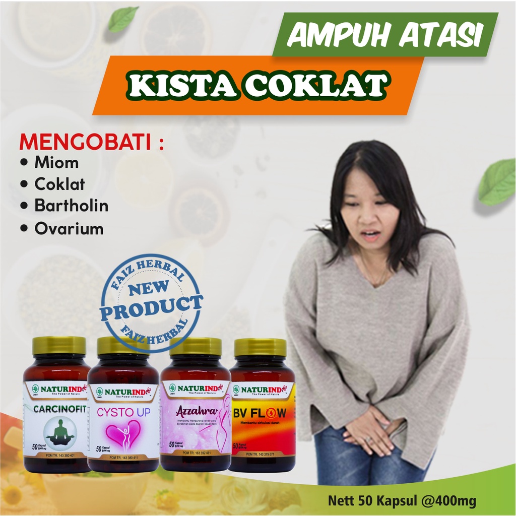 Jual obat kista coklat endometriosis endometrial kista endometrioma ovarium herbal ampuh BPOM ...