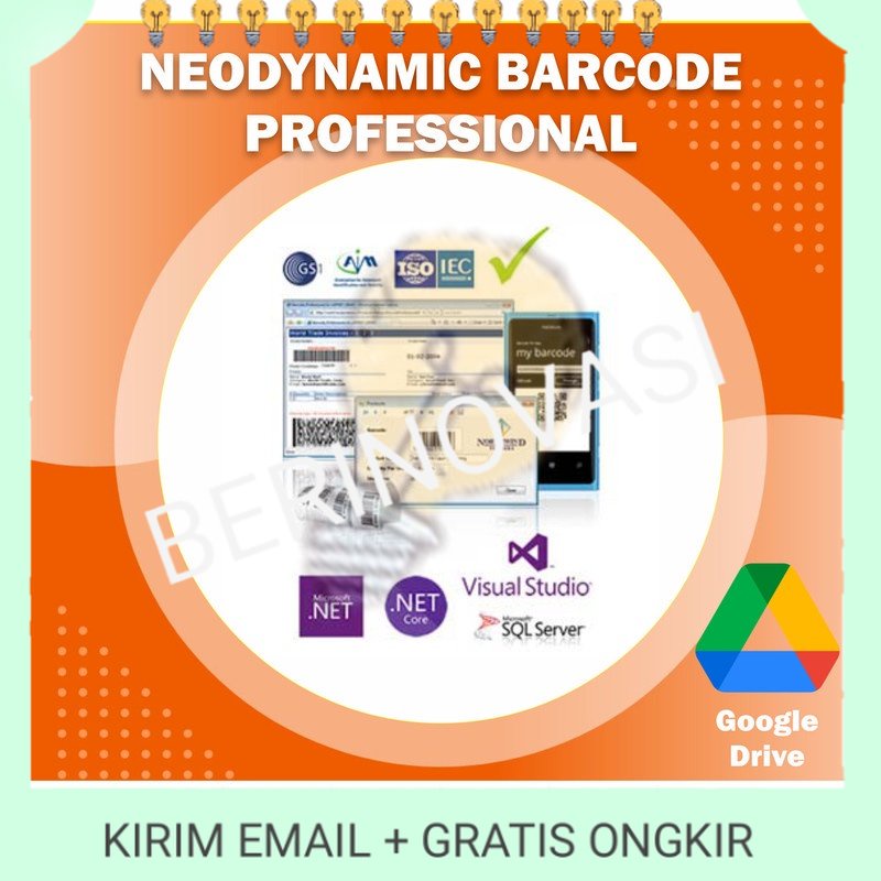 Jual [GARANSI] Neodynamic Barcode Professional 6.0.2018.508 Versi Terbaru Software PC Premium ...