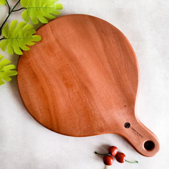 Jual Talenan Kayu Bulat | Talenan Kayu Mahoni | Talenan Kayu Pizza ...