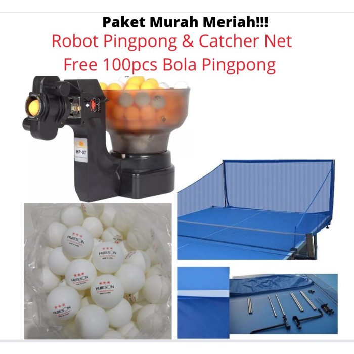 Jual NEW!!! ROBOT PINGPONG MACHINE BALL TENIS MEJA HUIPANG HP07 PING PONG | Shopee Indonesia