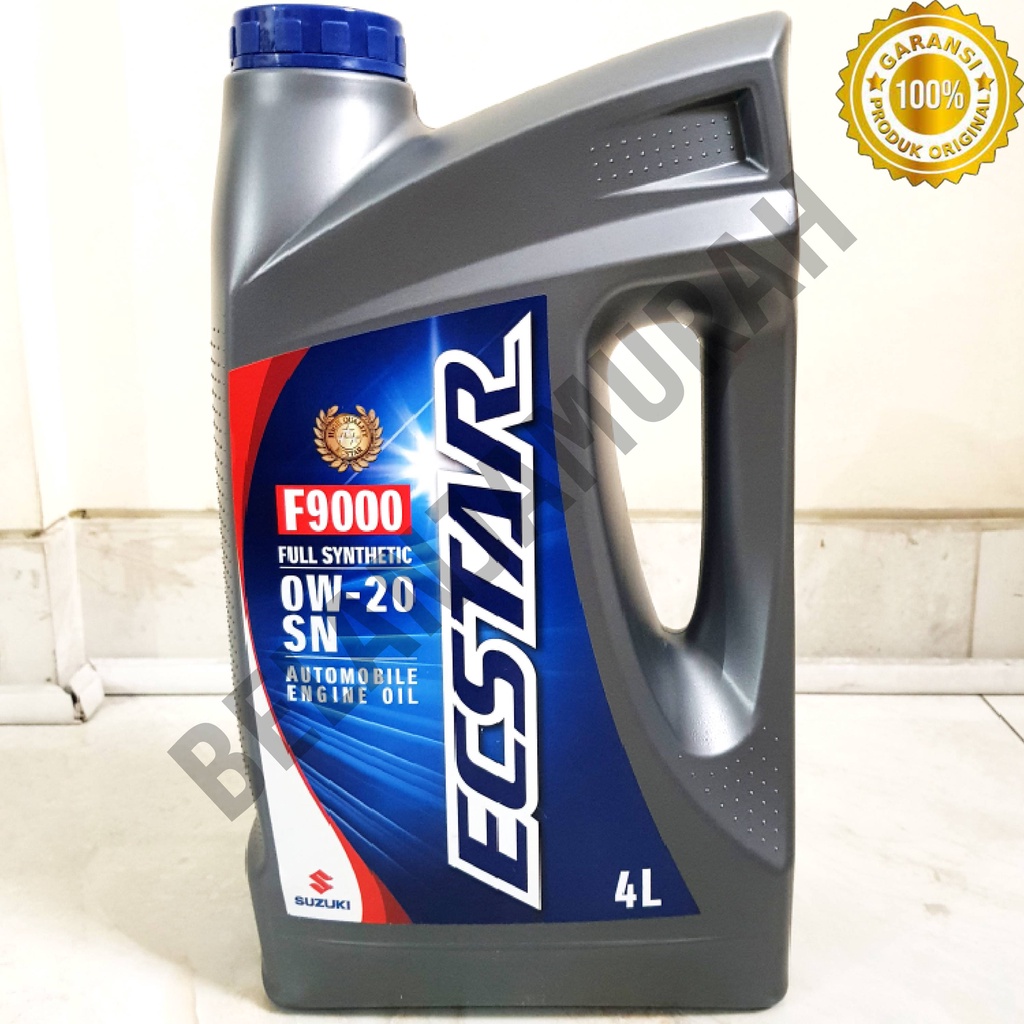 Jual Oli Suzuki Genuine OIL Ecstar SAE 0w-20 API SN Galon / 4 Liter 100 ...