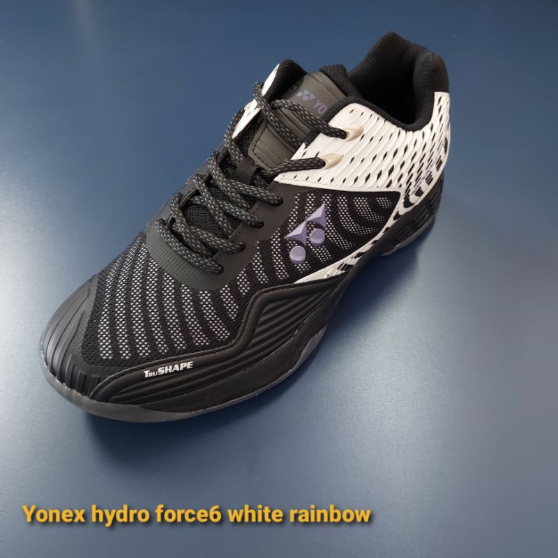 Jual Sepatu badminton yonex hydro force 6 white rainbow | Shopee Indonesia