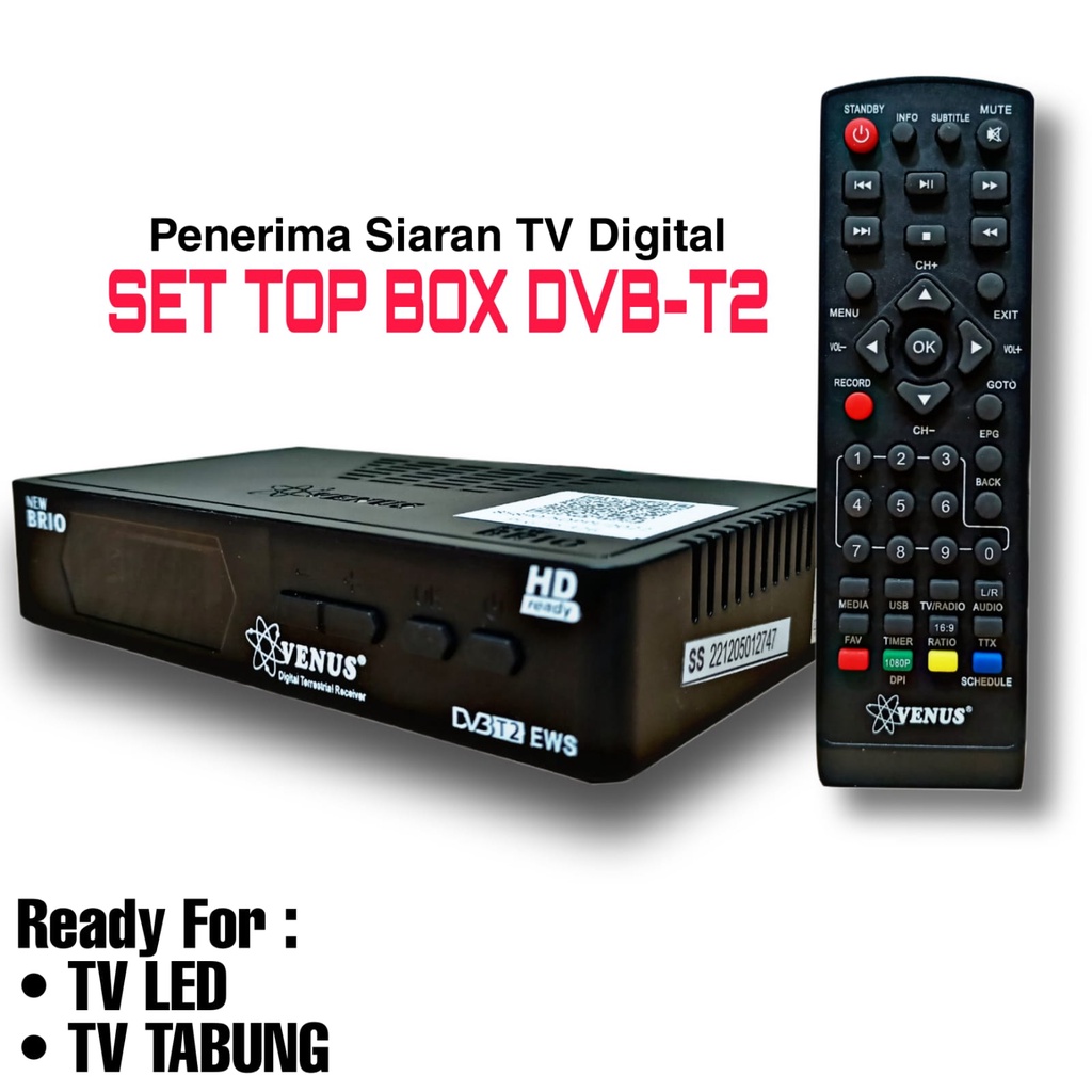 Jual STB SETOPBOX TV DIGITAL VENUS GARANSI 1 TAHUN | Shopee Indonesia