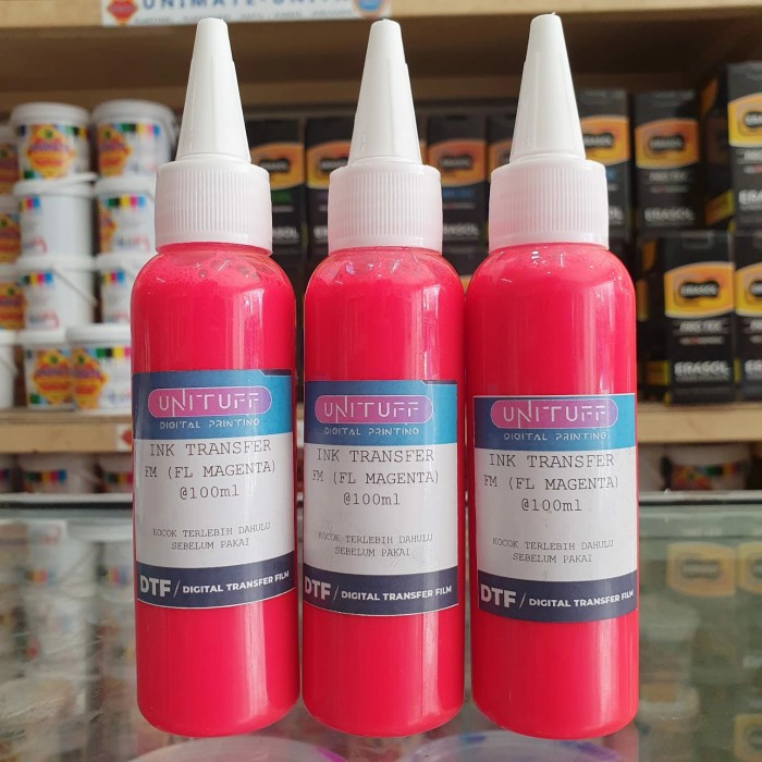 Jual Tinta Tinta Dtf Unituff Ink Transfer Cmykw & Flourescent Best ...