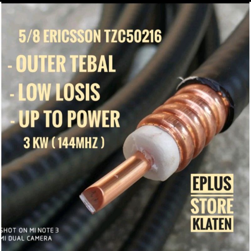 Jual Kabel Heliax 5/8 ERICSSON Lebih bagus dari Andrew LDF4 1/2R feeder ...